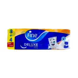 Fine Deluxe Toilet Paper Roll 3ply | Oman | MuscatFoodMarket
